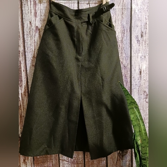 Vintage | Skirts | Vintage Skirt Wfront Split | Poshmark